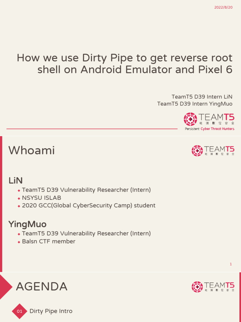 How We Use Dirty Pipe To Get Reverse Root Shell On Android Emulator and Pixel 6 | PDF | Android ...