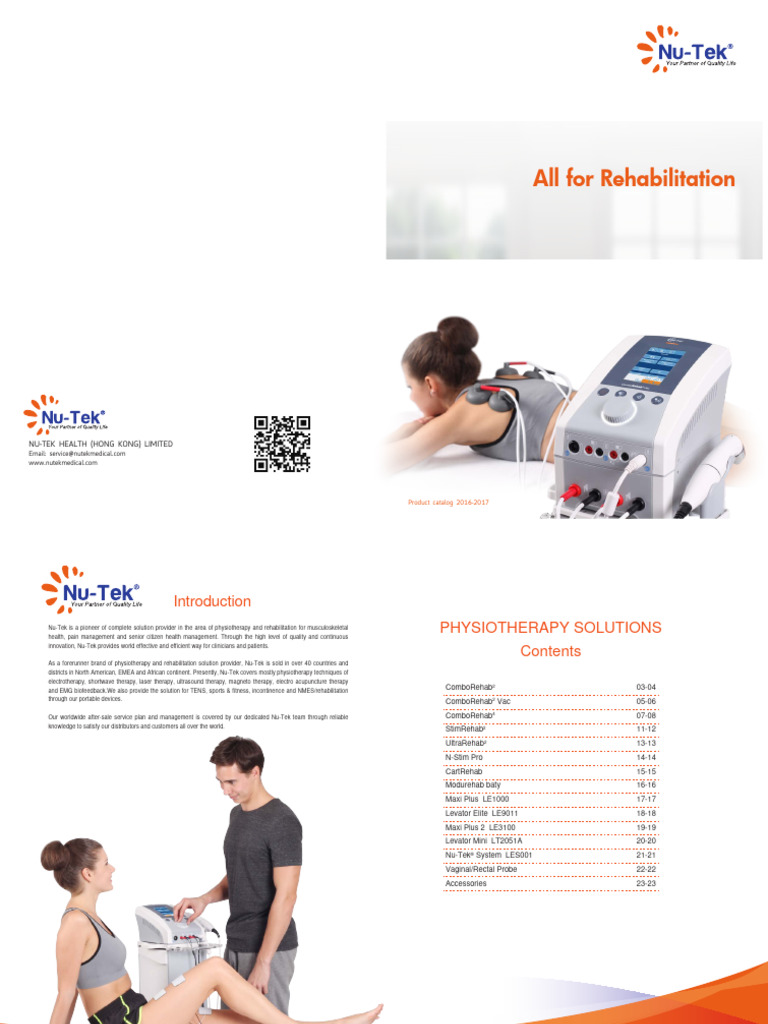 Nu-Tek Catalogue | Download Free PDF | Physical Therapy | Hertz