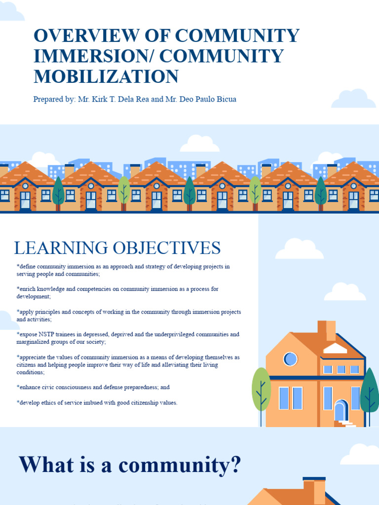 Community Immersion | PDF | Community