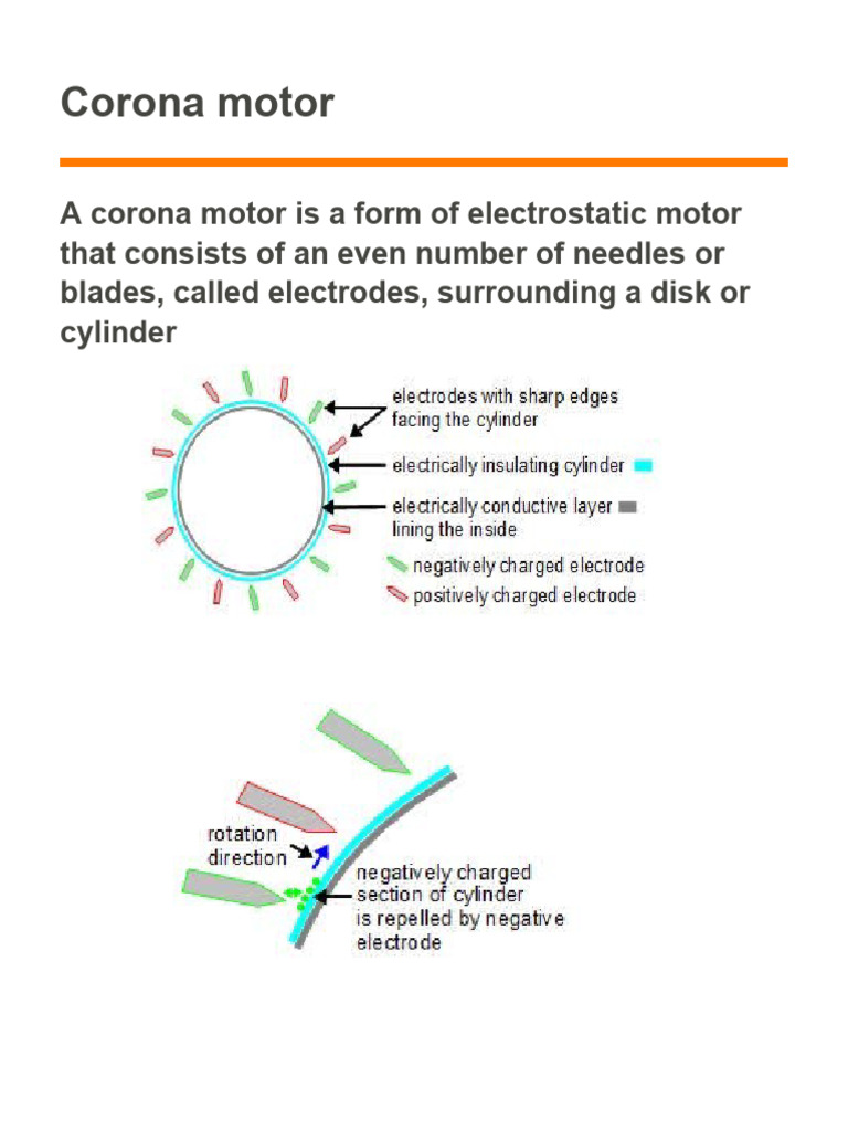 corona motor | PDF