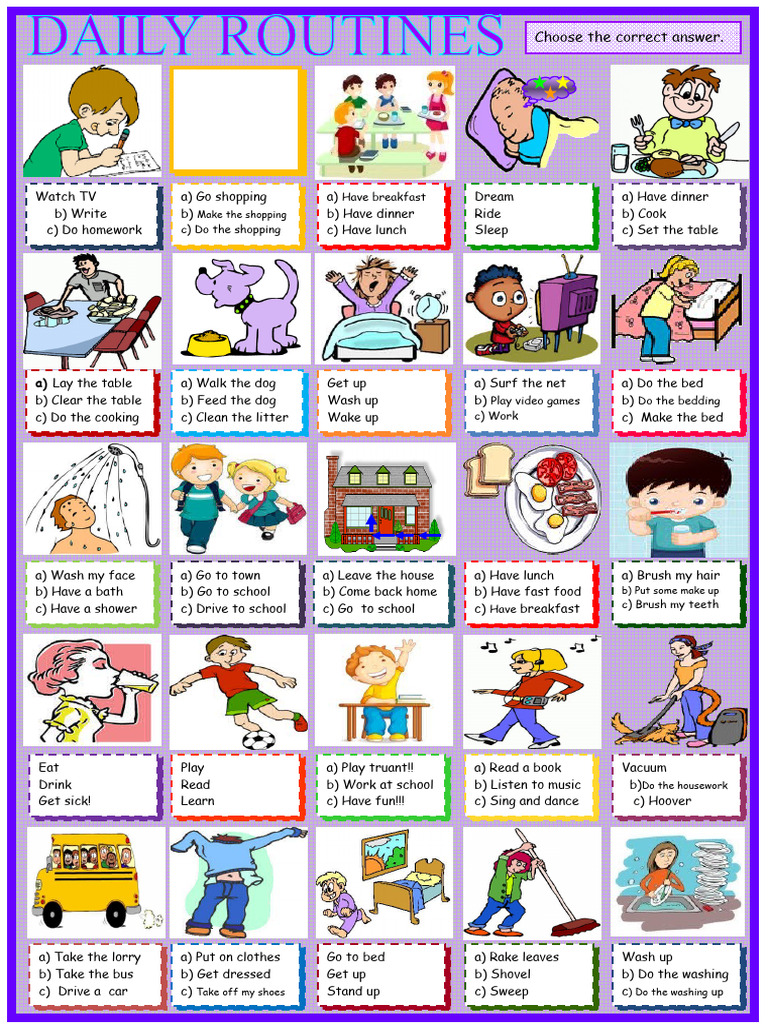 daily-routines 290921 | PDF