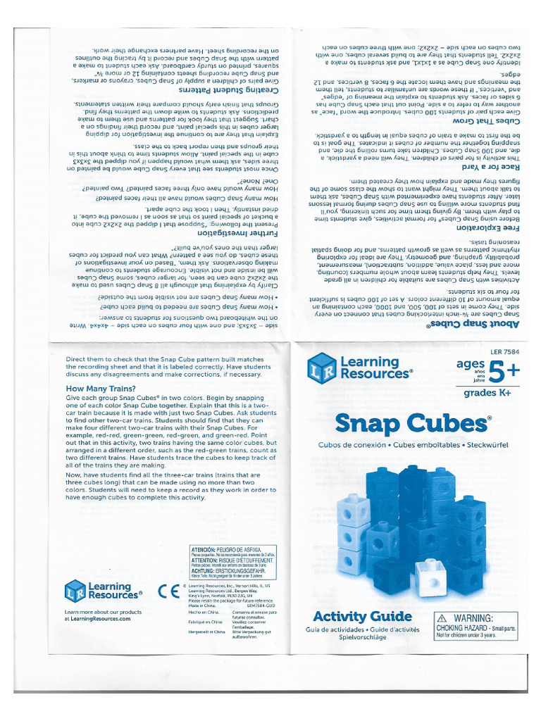 Cubes Emboîtables | PDF