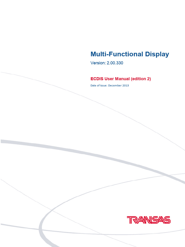 MFD 2-00-330 ECDIS User Manual (Ed.2) | PDF | Navigation