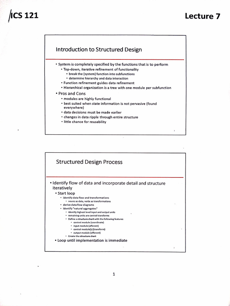 Structured Design | PDF