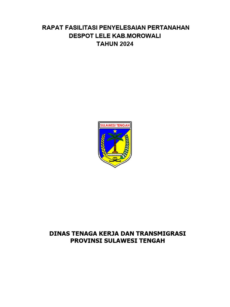 KAK Rakor Percepatan SHM Trans 2023 - Online Zoom | PDF | Politik