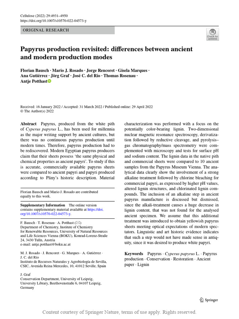 Papyrus_production_revisited_differences_between_a | PDF | Papyrus | Paper