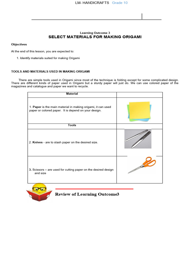 G10 Quarter 3 Module 1 and Module 2 2 | PDF | Origami