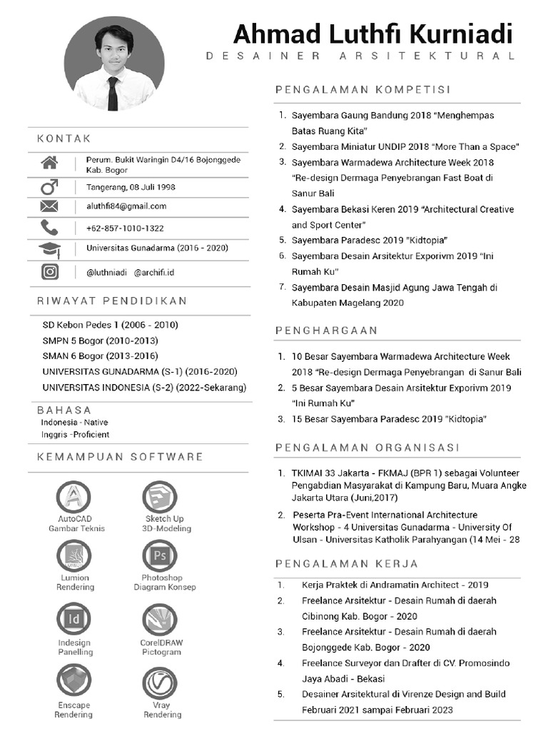 CV - Ahmad Luthfi Kurniadi | PDF