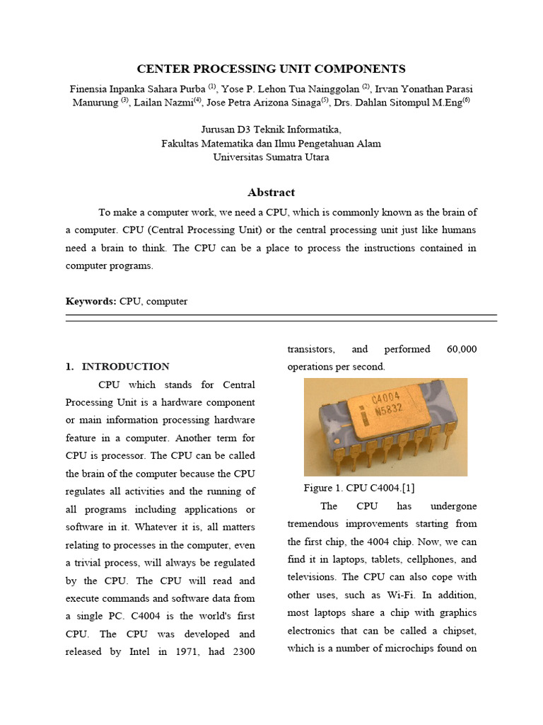 JurnalInggrisAKkel 2 | PDF | Random Access Memory | Central Processing Unit