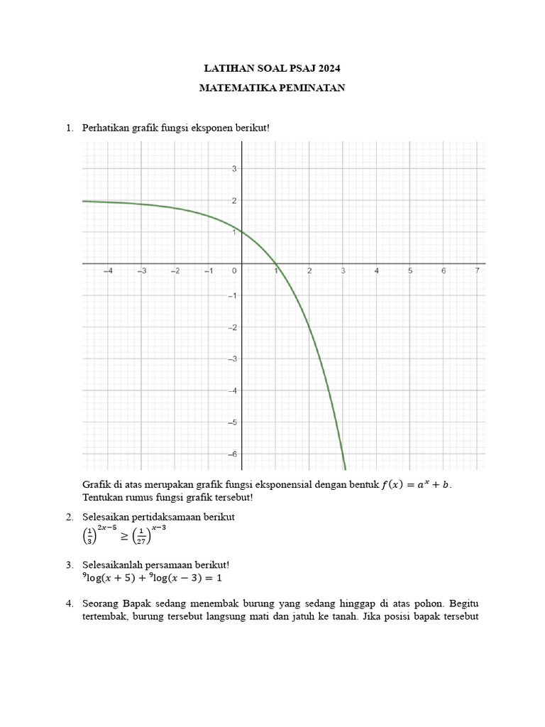 Latihan Soal Psaj 2024 | PDF