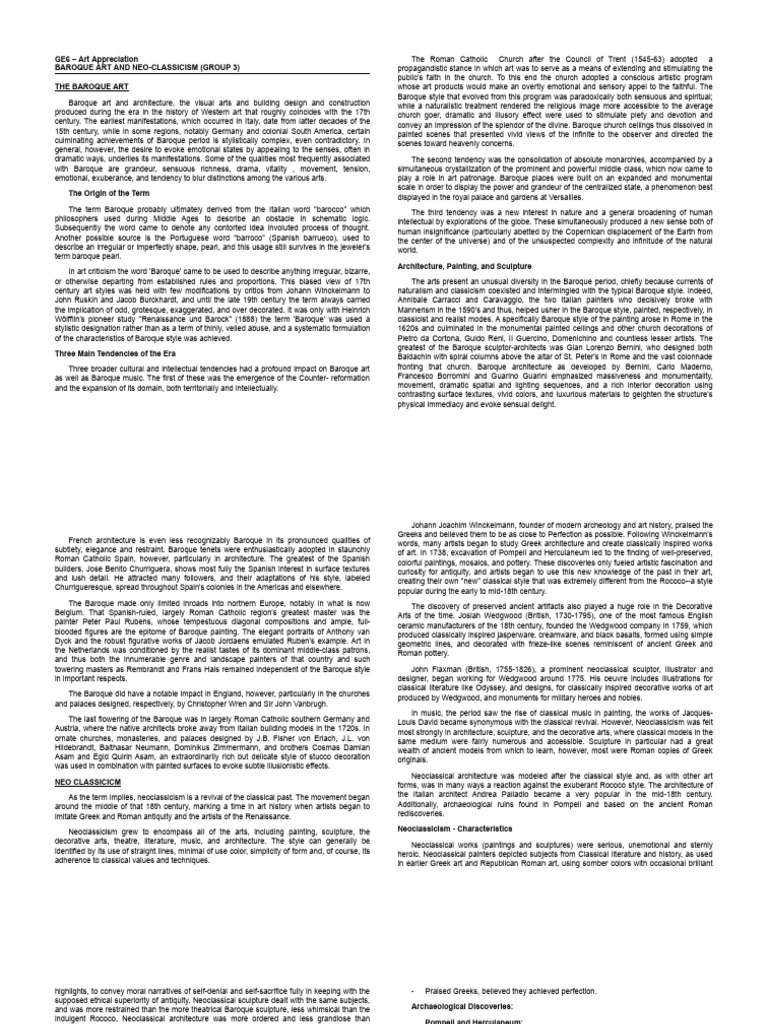 GE6-FINAL-REPORTS-COMPILATION (1) | PDF | Cubism | Impressionism