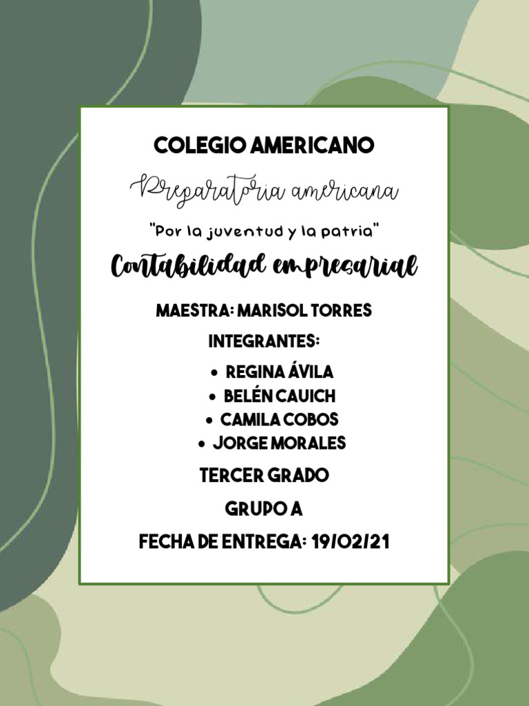 ADA2 Contabilidad | PDF | Contabilidad | Capital (economía)