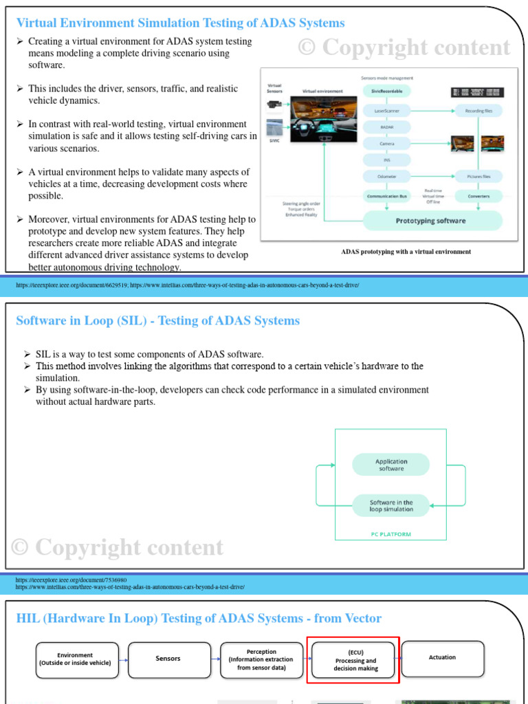 03_Testing+of+ADAS+-+Simulation,+SIL,+HIL,+DIL | PDF | Simulation ...