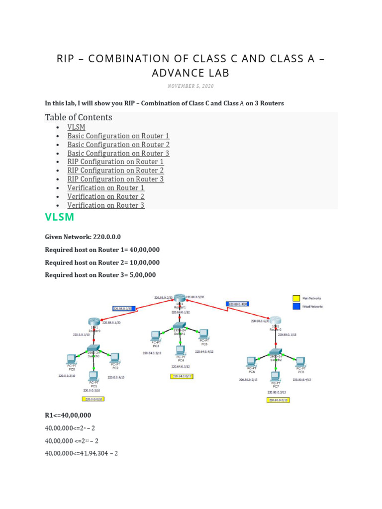 Rip - Combination of Class C and Class A - Advance Lab | PDF | Computer ...