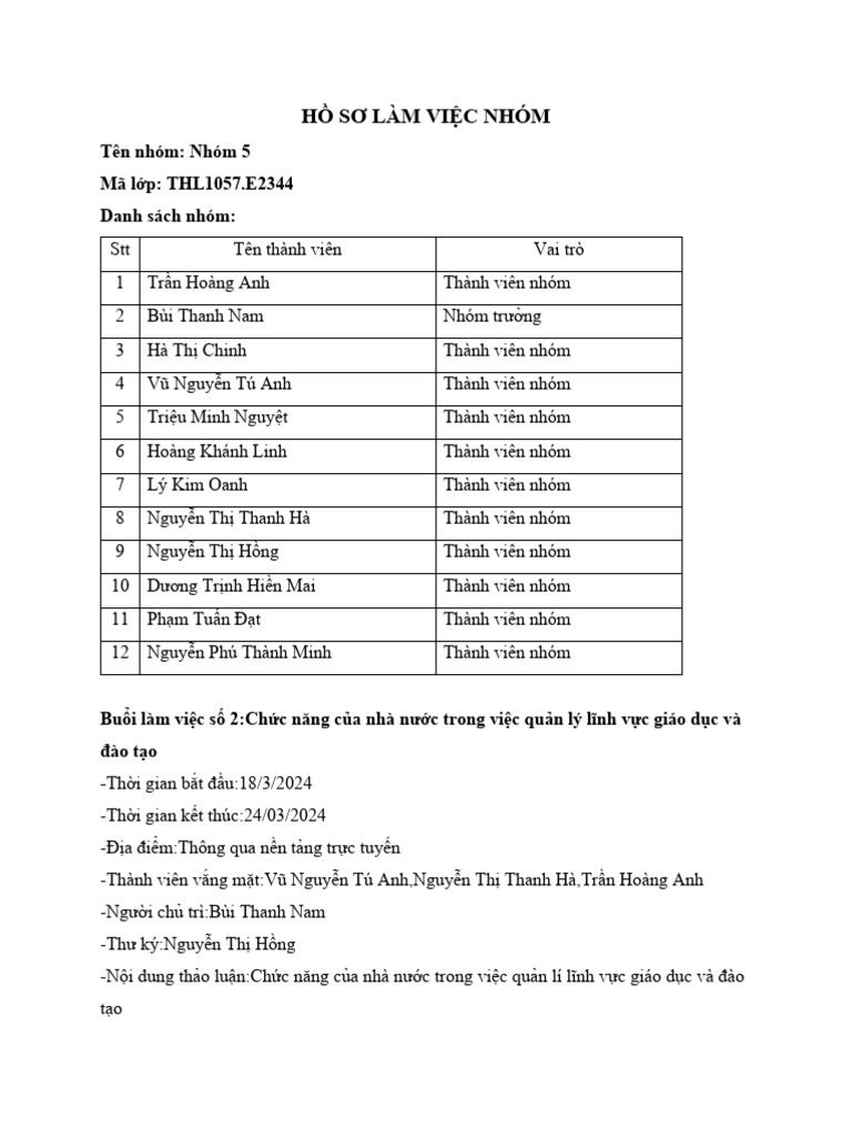 Bai Thoa Luan Tuan 3 Nhom 5 | PDF