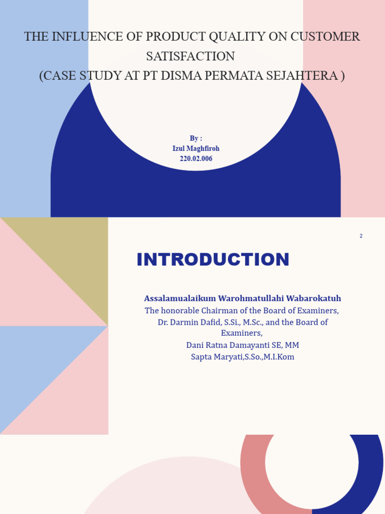 Presentasi Sempro Bahasa Inggris | PDF | Statistics | Customer Satisfaction