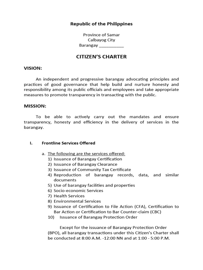 CitCha (Citizen_s Charter) | PDF | Complaint | Political Corruption