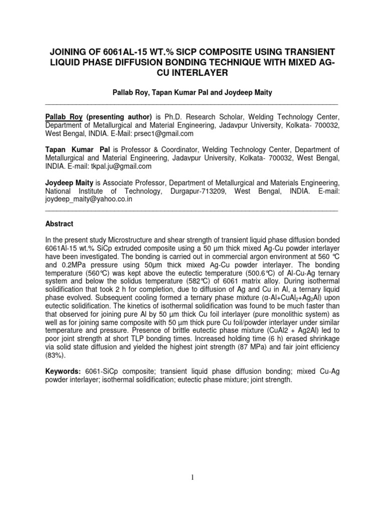 NWS 2016 Manuscript | PDF | Scanning Electron Microscope | Composite Material