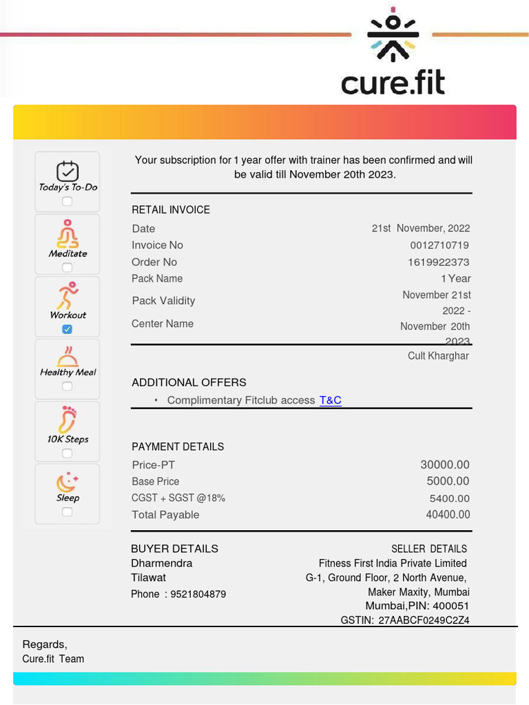 Subscription Confirmation Notice | PDF