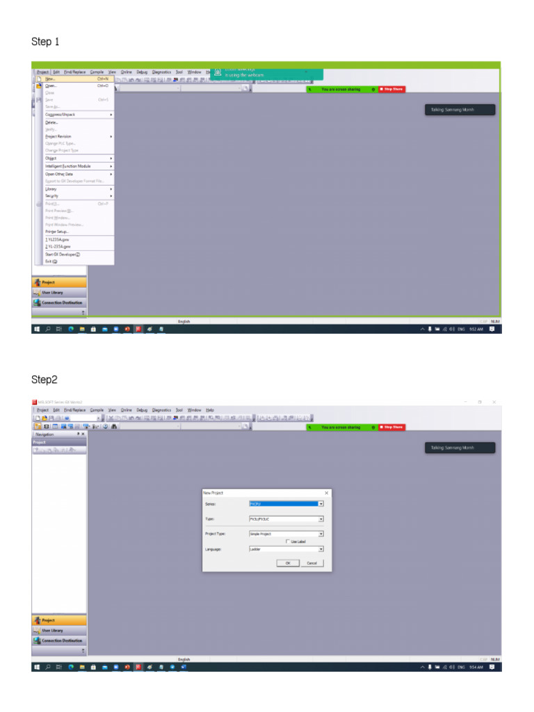 ជំហានអនុវត្តន៍ GX work 2 | PDF