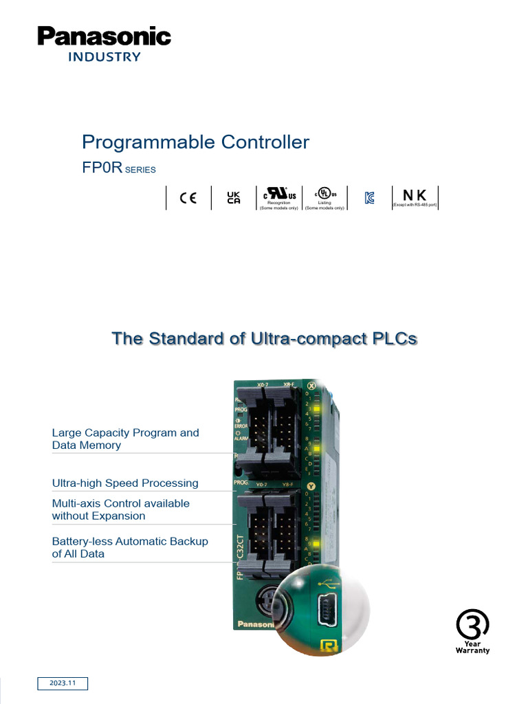 fp0r e Cata | PDF | 64 Bit Computing | Programmable Logic Controller