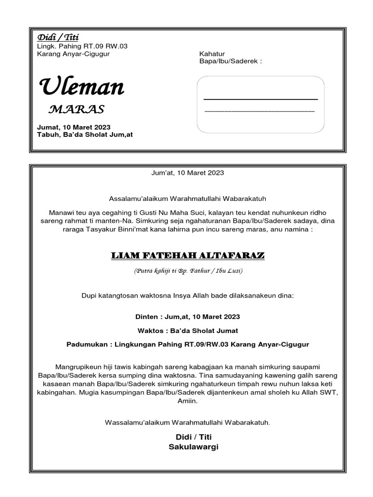 Uleman iyam | PDF