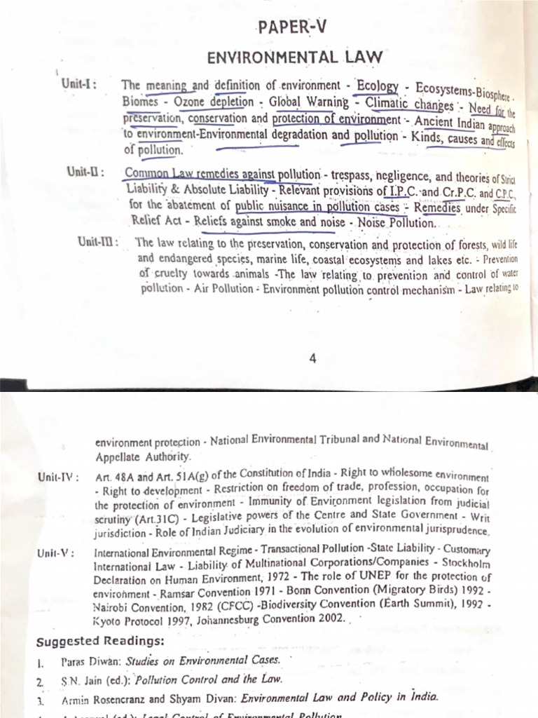 Environmental Law | PDF