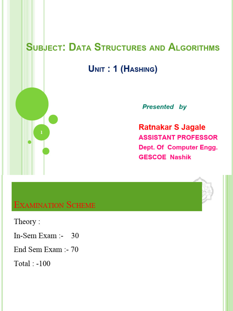 Hashing Pdf Algorithms And Data Structures Algorithms