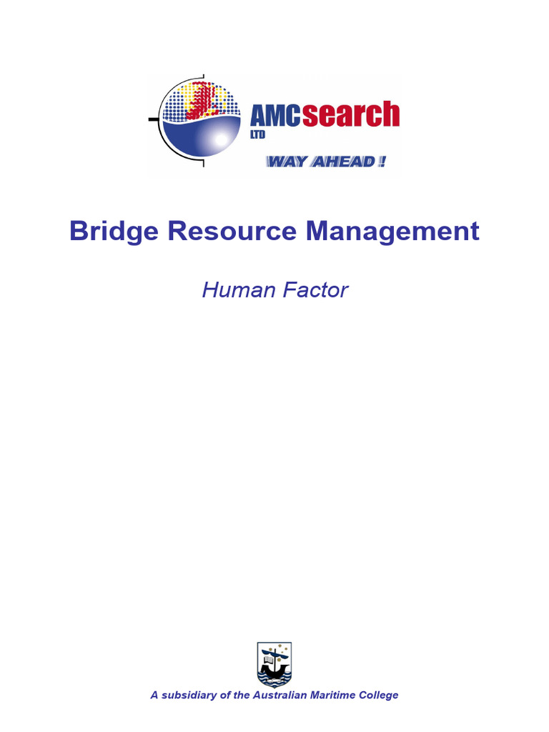 Bridge Resource Management – Human Factor | PDF | Risk | Risk Management