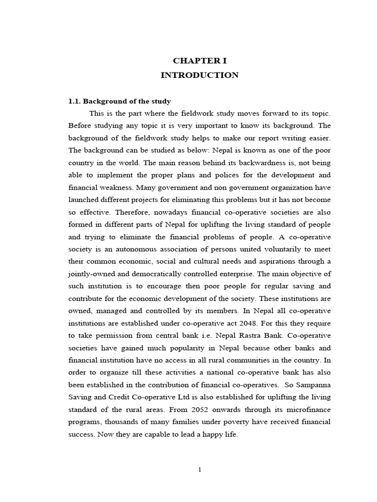 final | PDF | Methodology | Cooperative