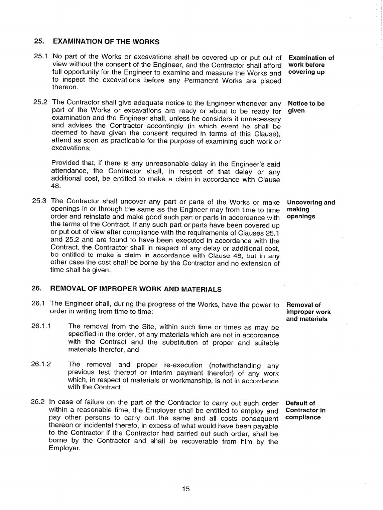 Clause 25 - 26 | PDF