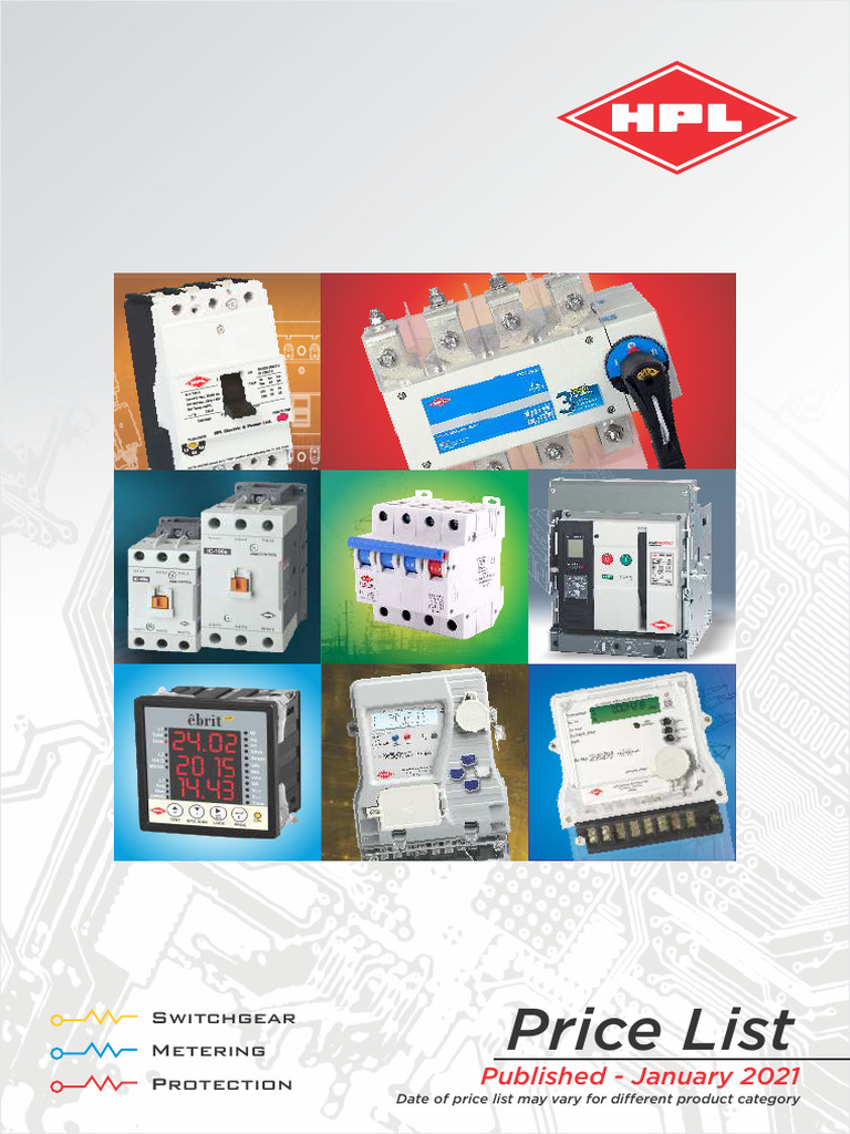 HPL Meter Pricelist | PDF | Fuse (Electrical) | Mains Electricity