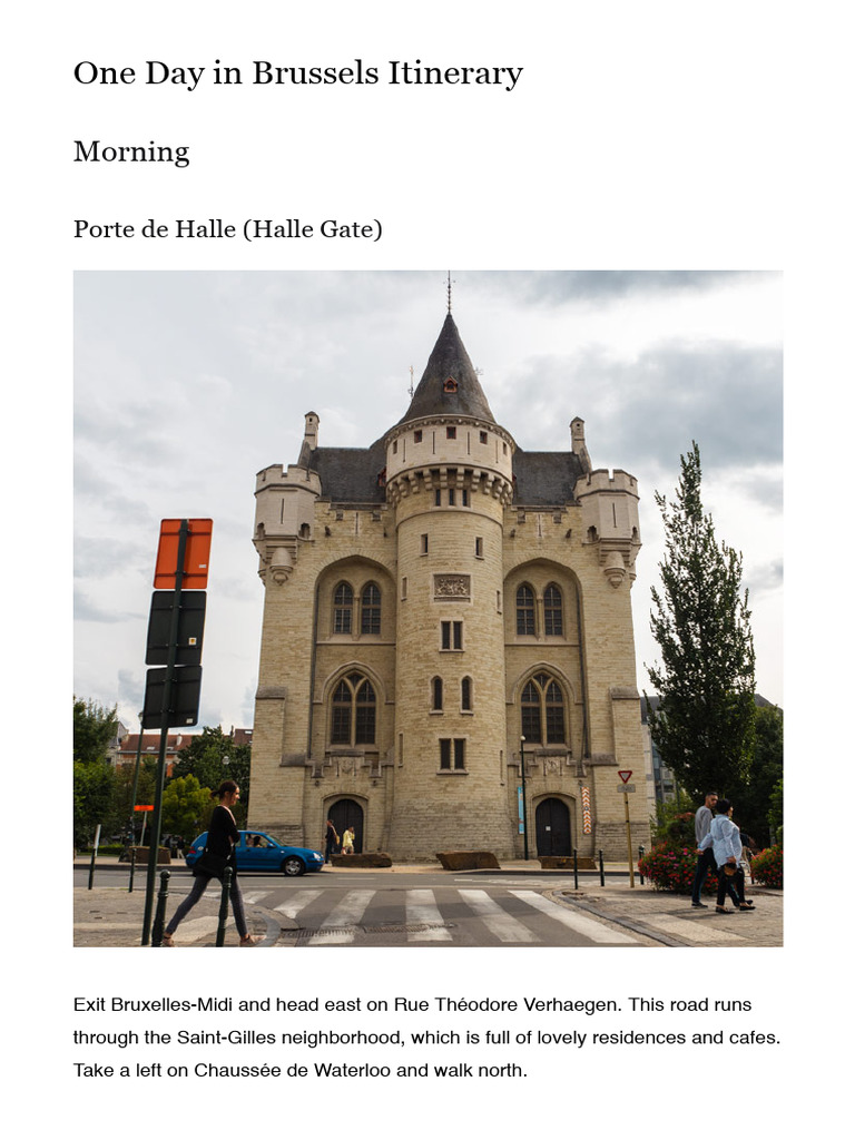 Brussels - Day trip | PDF | Brussels | Waffle