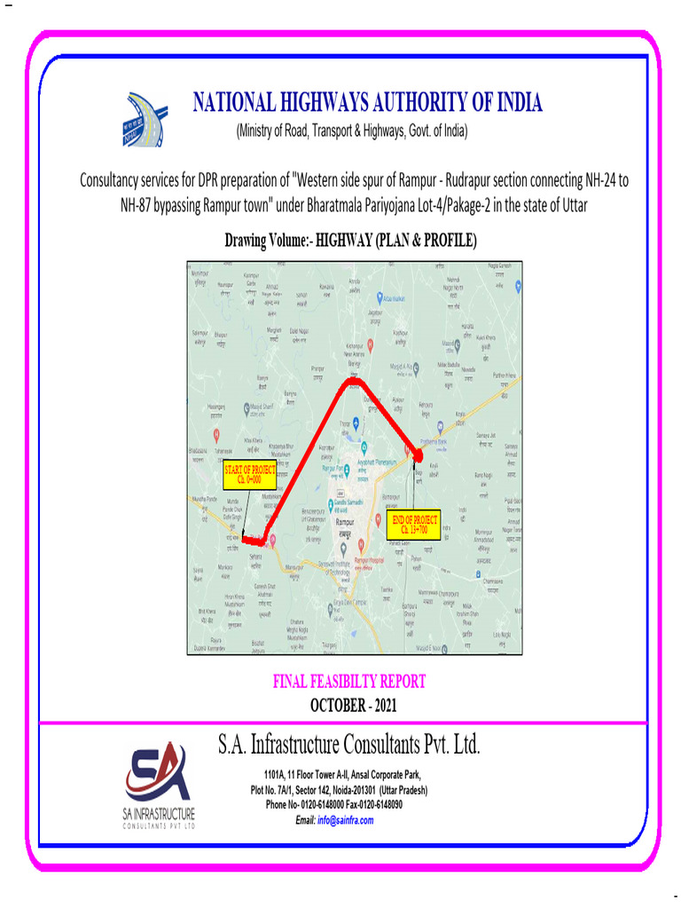 Highway Drawings - P&P, TCS - Rampur Bypass 29102021 LATEST by ...