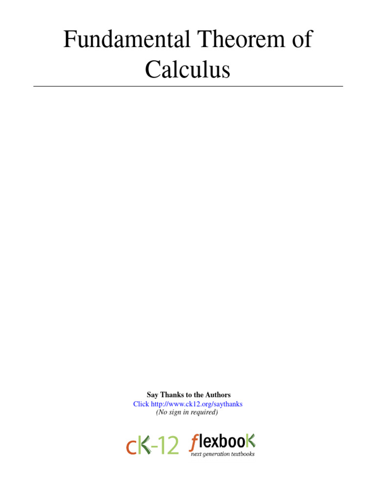 Week 017 - More Examples On The Definite Integral Using The Fundamental ...