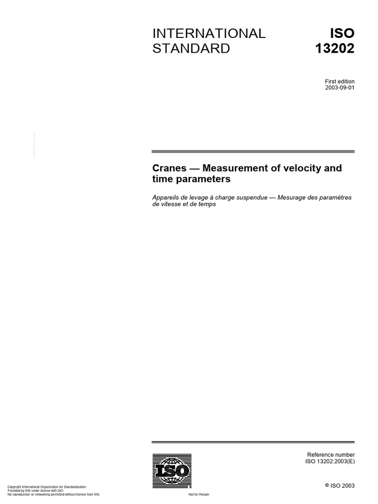 Iso 13202-2003 | PDF | International Organization For Standardization