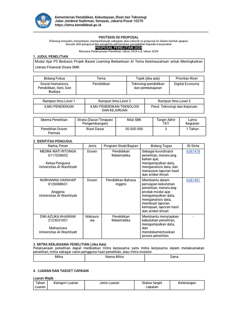 Modul Ajar P5 Berbasis Projek Based Learning Berbantuan AI Tema Kewirausahaan Untuk Meningkatkan ...