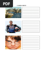 Camera Shot Angles & Sizes Check List - v2 | PDF | Close Up | Camera