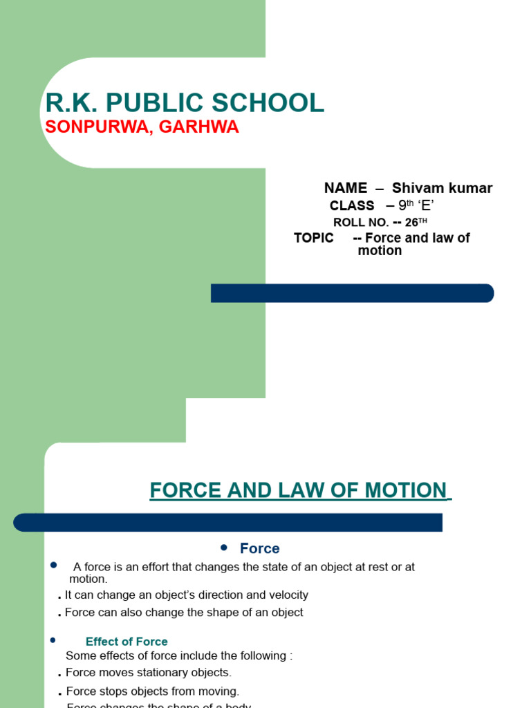 MS Point RKPS | PDF | Force | Inertia