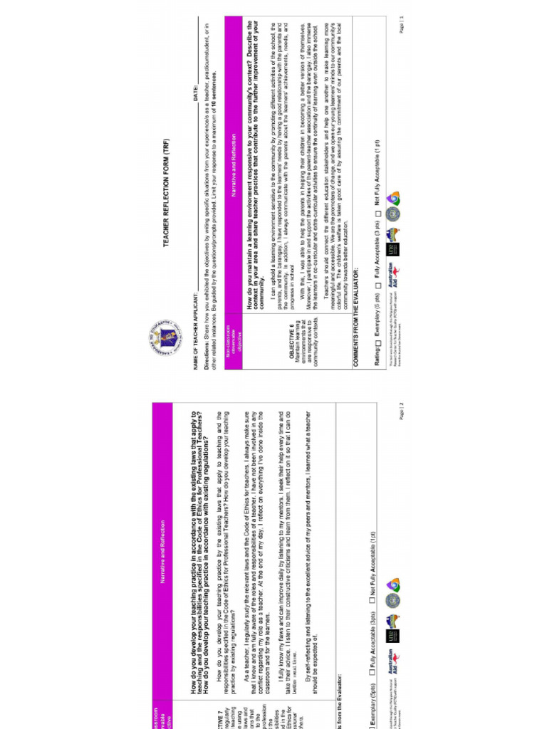 TRF 6-9 (Sample) | PDF