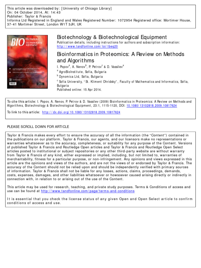 Review of Methods | PDF | Sequence Alignment | Bioinformatics