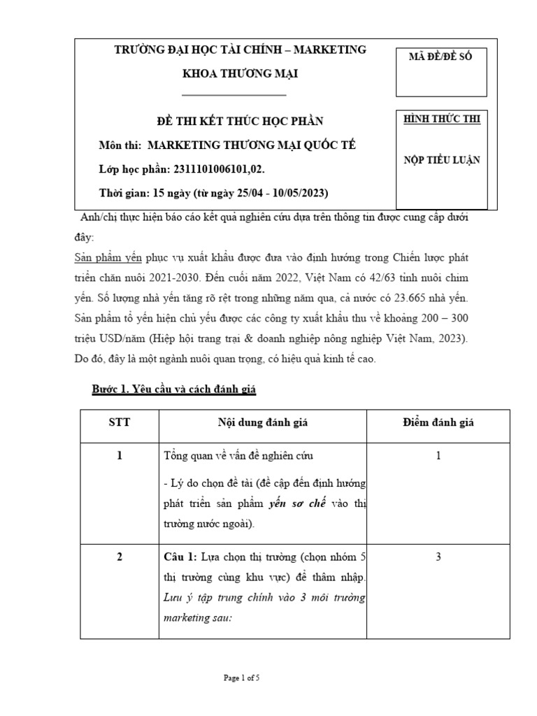 Đề thi KTHP | PDF
