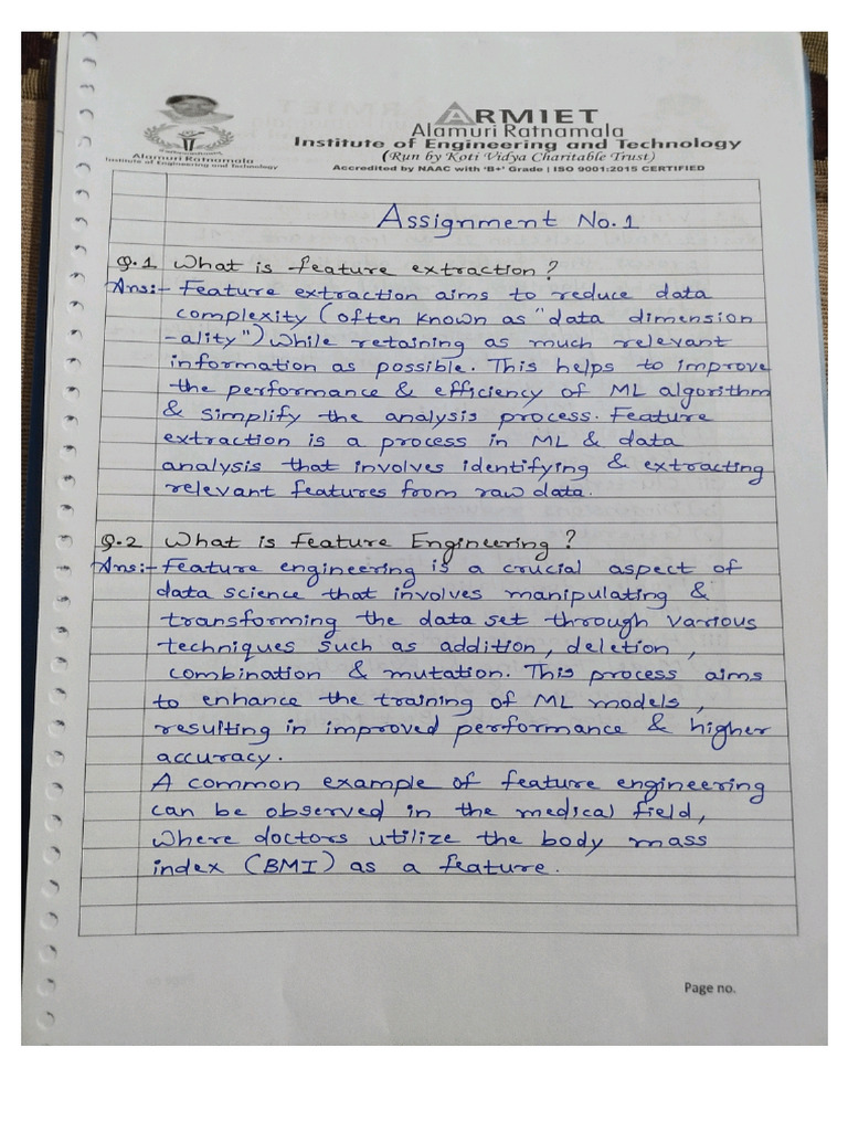 Aam Assignment No.1 | PDF
