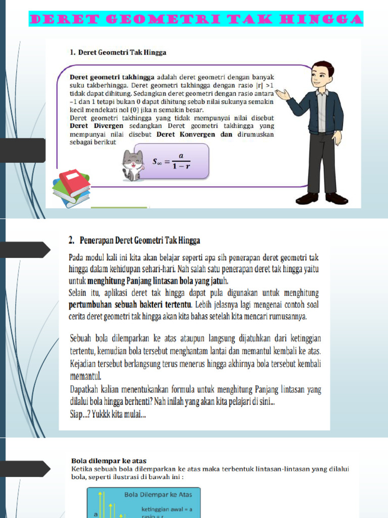 Contoh Soal Deret Geometri Tak Hingga | PDF