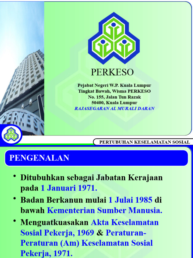 Ceramah PERKESO | PDF