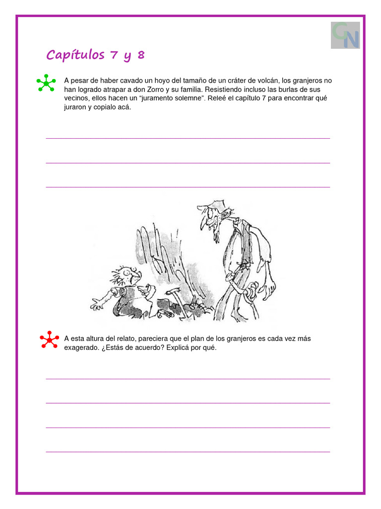 Capítulos 7 y 8 El Superzorro GN | PDF