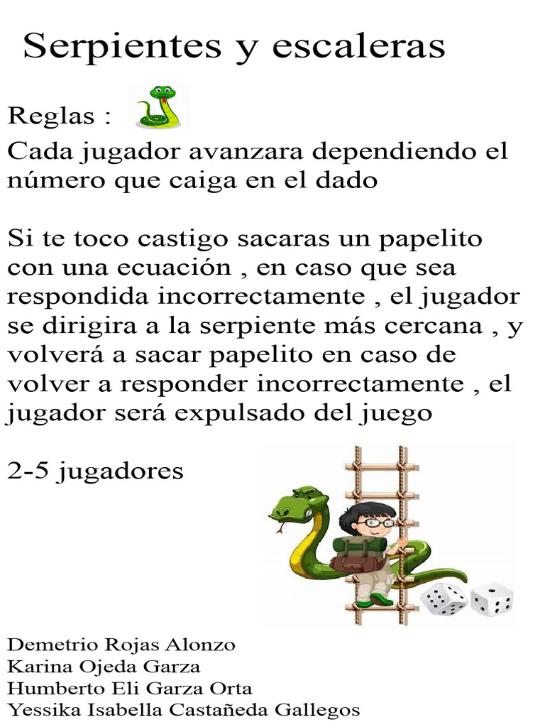 Serpientes y Escaleras | PDF