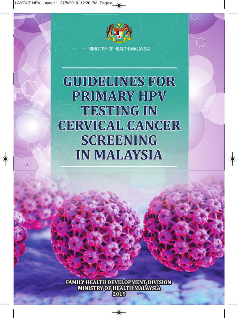 GUIDELINES FOR PRIMARY HPV TESTING FOR CERVICAL CANCER SCREENING IN ...