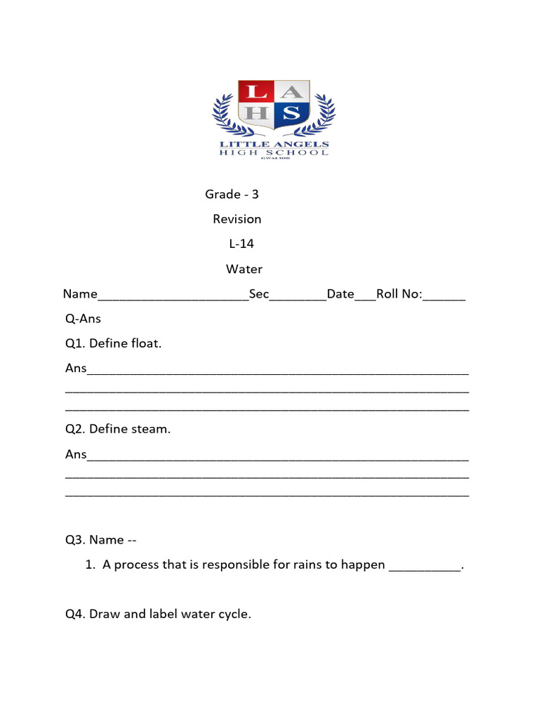 Science Rev Water 4 | PDF | Law | Science & Mathematics