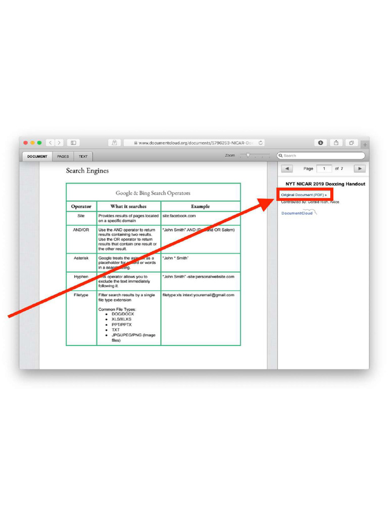 Howto Download Documentcloud Original PDF | PDF